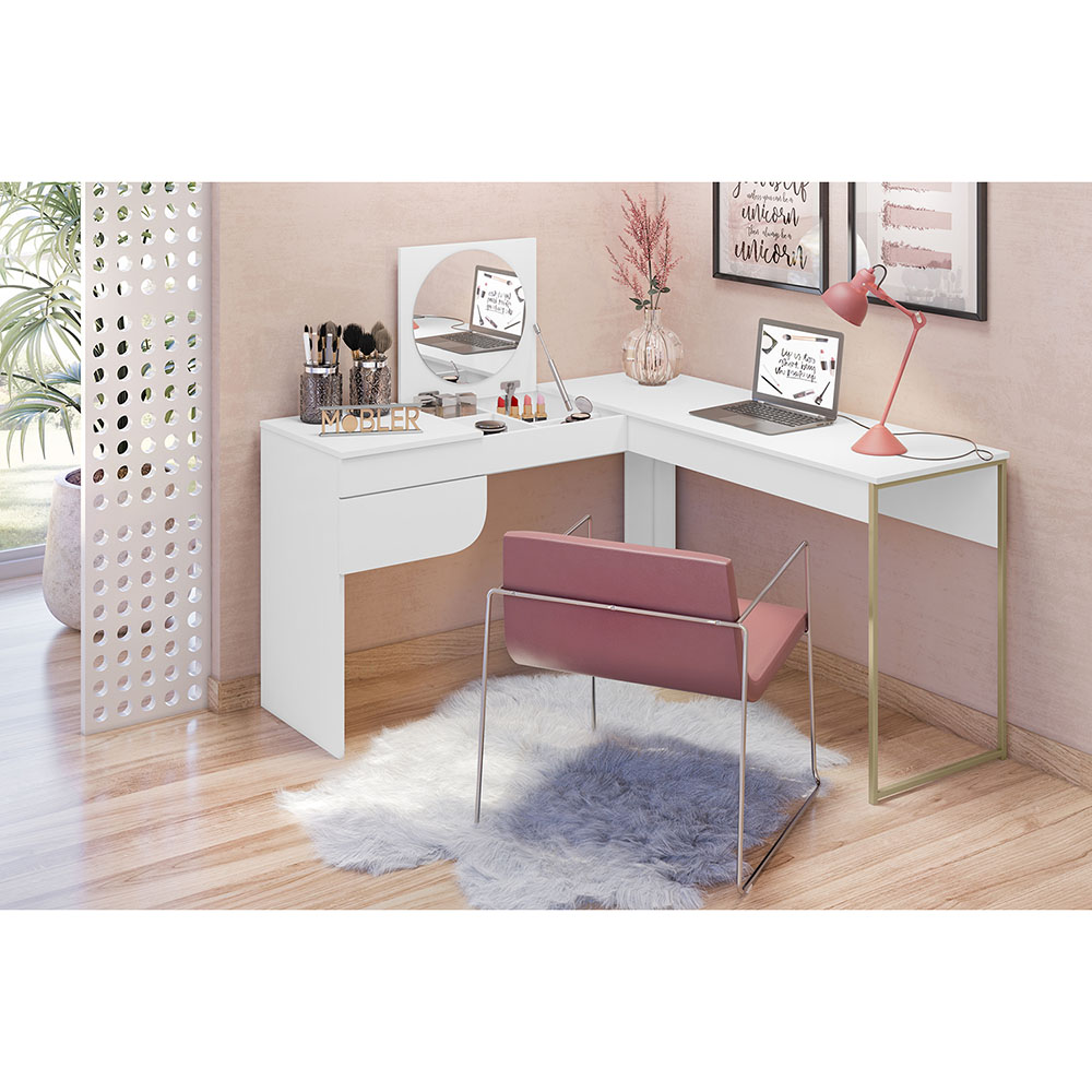 Tocador Vekkahome Clarence Blanco | Abc