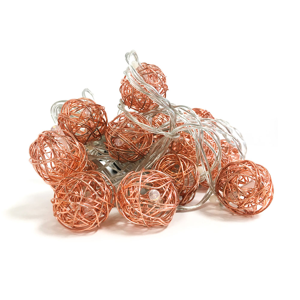 Luces Ledzone Bola Cobre | Abc