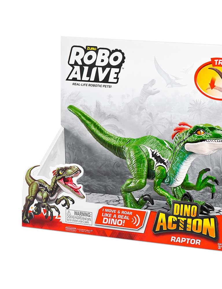 Dinosaurio Raptor Robo Alive | Abc