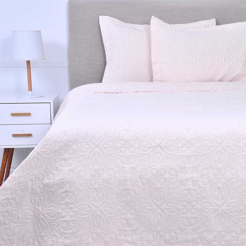 Quilt Liso Mashini Súper King Coral | Abc