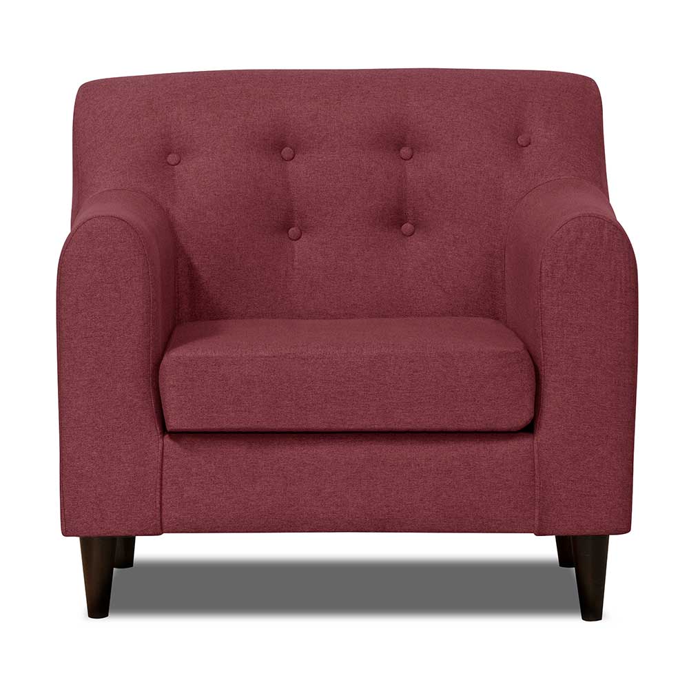 Poltrona Innovamuebles Dalí Tela Monza 1 Cuerpo Burdeo | Abc