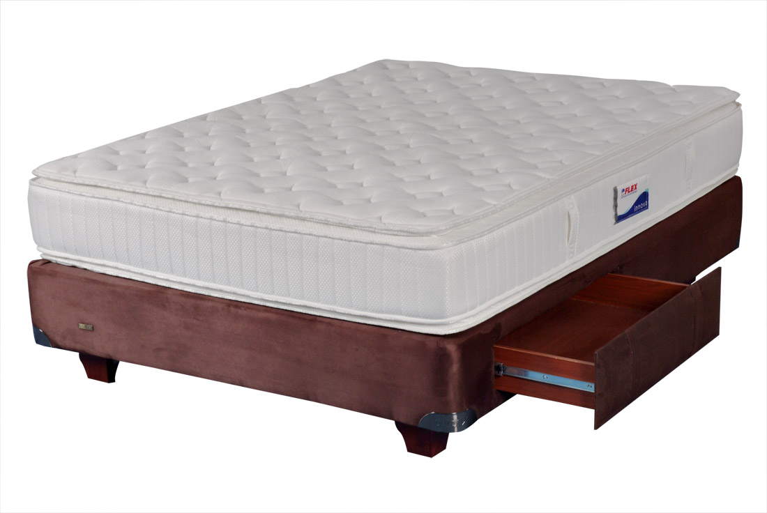 Box Spring 2 Plazas Innova Con Cajón | Abc