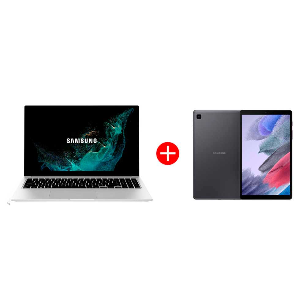 Combo Notebook Samsung Galaxy Book 3 Core i5 8GB 512GB SSD 15,6" Plata ...