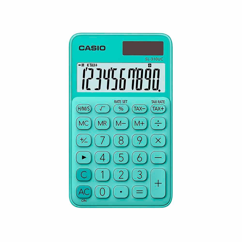 Calculadora de Escritorio Casio SL-310UC-GN Color Verde | Abc