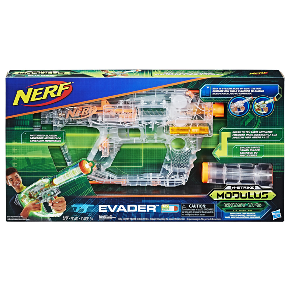 Lanzador Nerf N-Strike Modulus Ghost Ops Evader | Abc