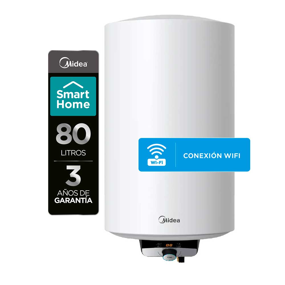 Termo Eléctrico Midea MWH80-15EFG[CL]W 80 lts | Abc