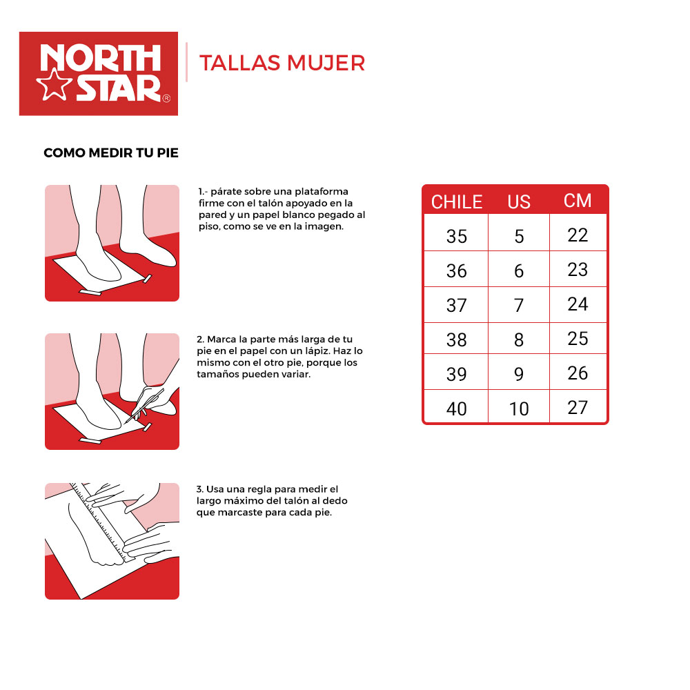Zapatilla Urbana Mujer Northstar | Abc