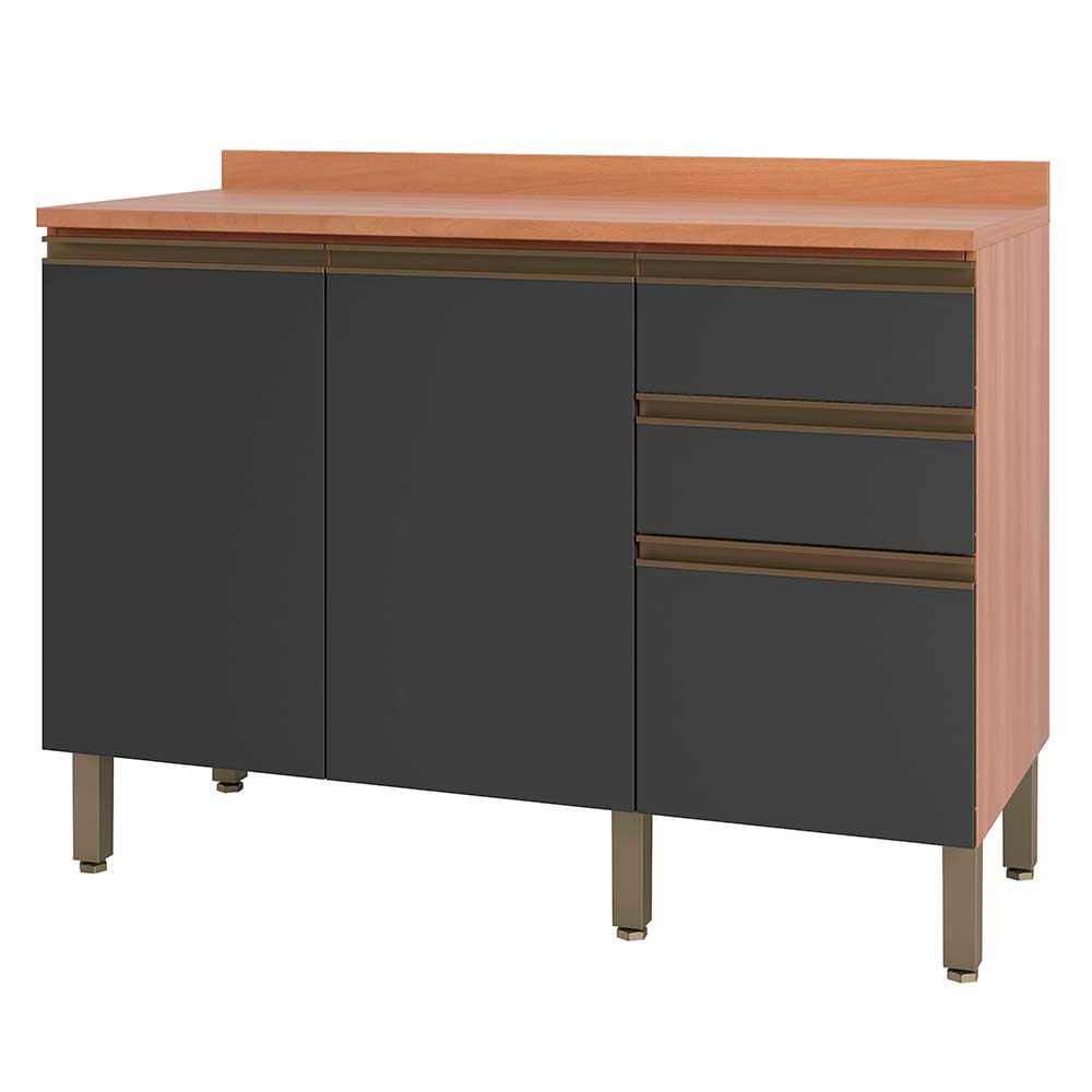 Mueble de Cocina Roca Macadamia Grafito | Abc