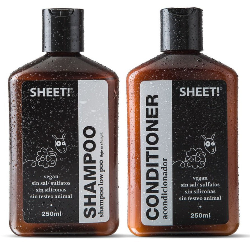 Pack Shampoo + Acondicionador Low Poo Sheet | Abc