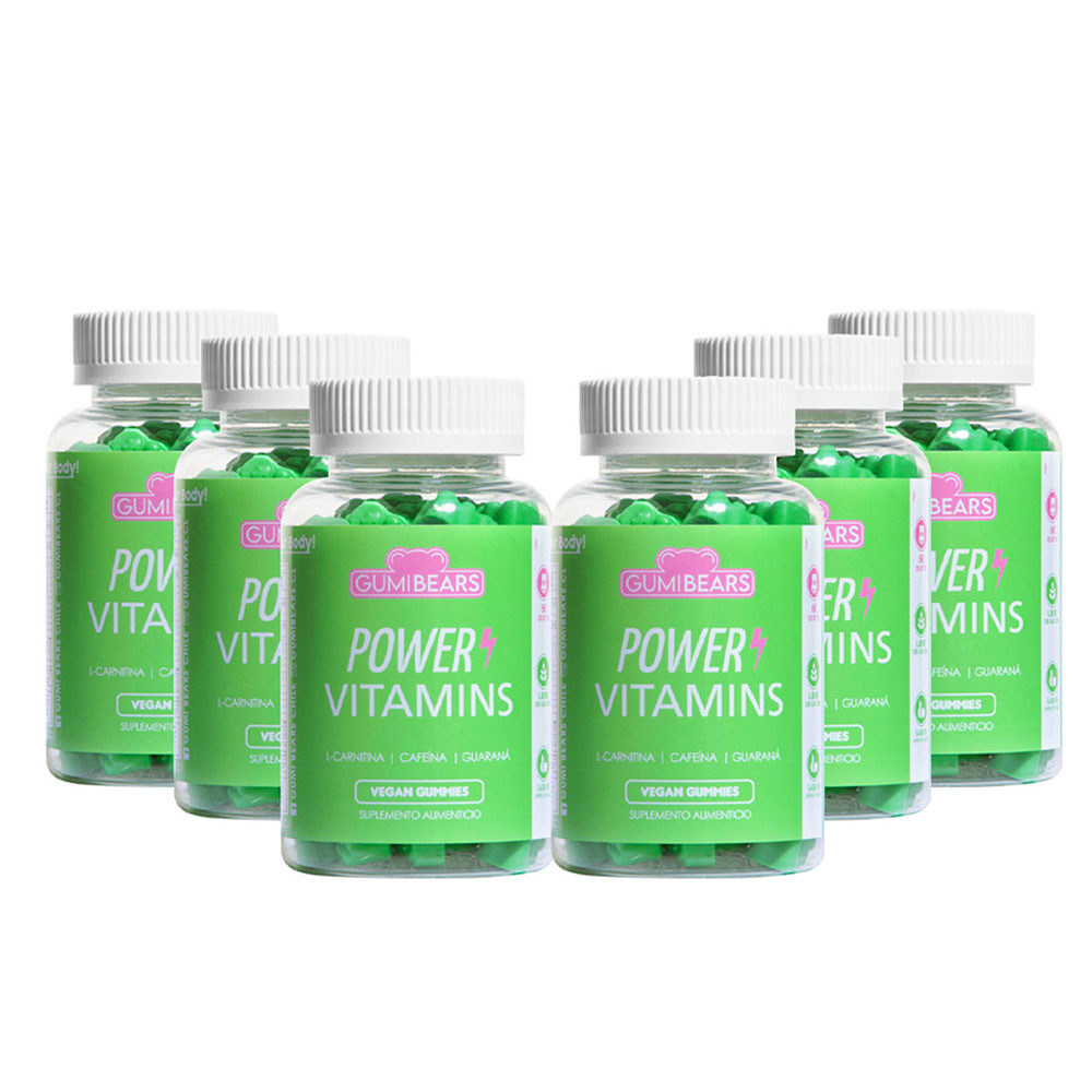 Vitaminas Power Energizante Pack 6 Meses GumiBears | Abc